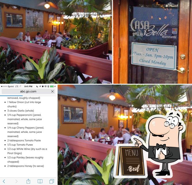 Casa Bella Restaurant in Stuart - Restaurant menu and reviews