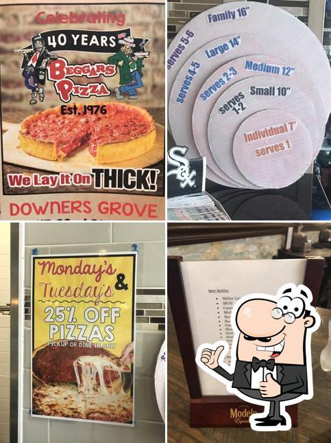 Beggars Pizza in Downers Grove - Restaurant menu and reviews