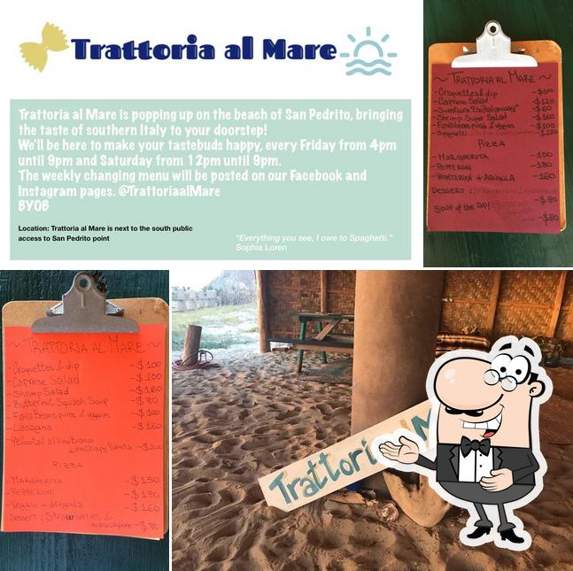 Trattoria al Mare restaurant, El Pescadero