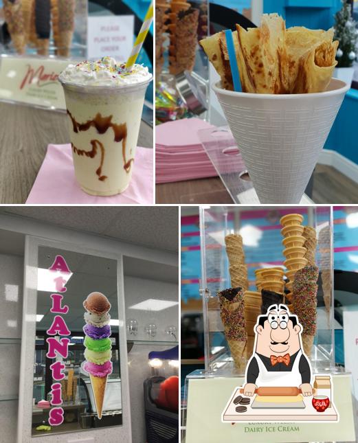 Atlantis fish and chips, Cafe & Ice Cream, Burry Port - Restaurant menu ...