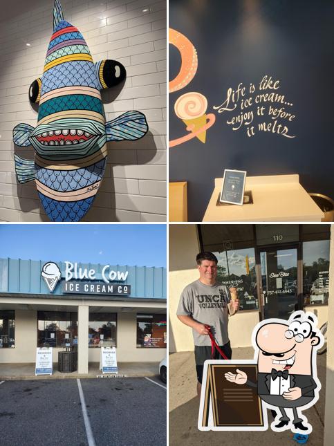Blue Cow Ice Cream Co., Virginia Beach - Restaurant menu, prices and ...