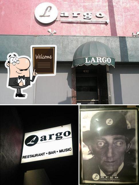 Largo, 432 N Fairfax Ave in Los Angeles - Restaurant menu