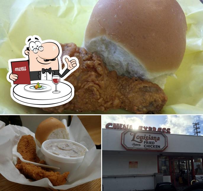 Louisiana Fried Chicken, Los Angeles, Expo/Western - Restaurant menu ...