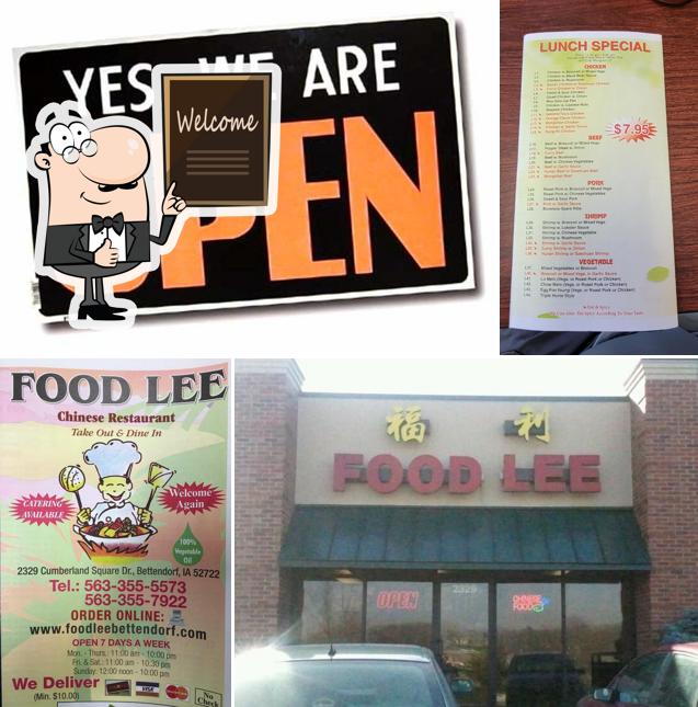 Food Lee, 2329 Cumberland Square Dr in Bettendorf - Restaurant menu and ...
