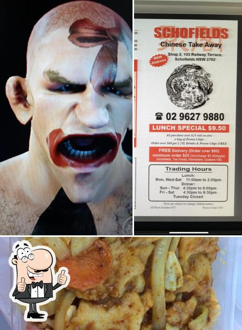 Schofields Chinese Restaurant, Schofields - Restaurant menu, prices and ...