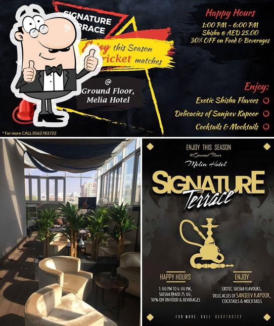 Signature Terrace Sheesha Cafe, Dubai