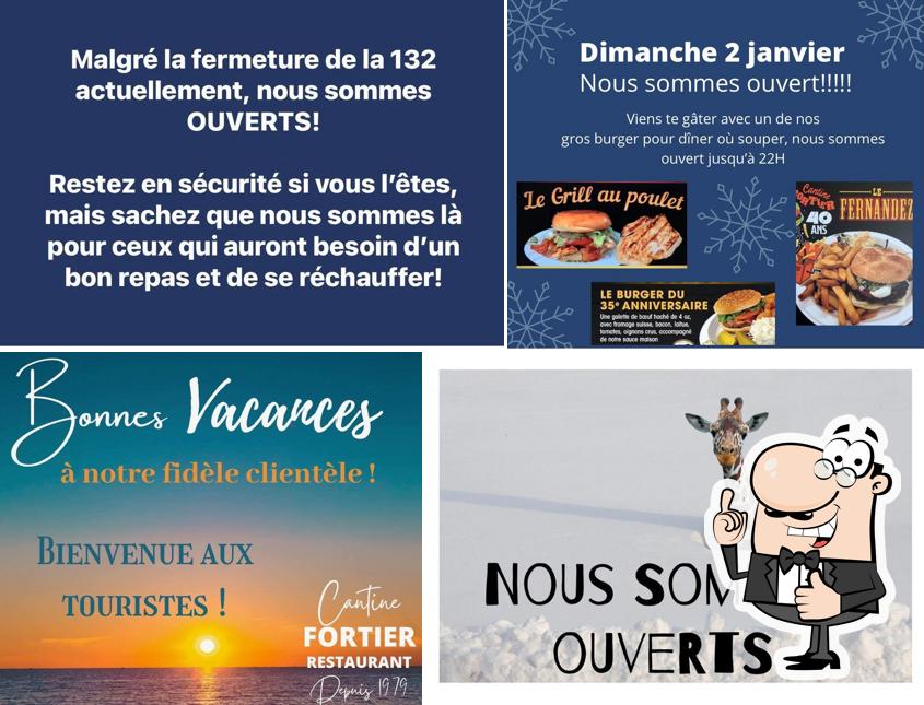 Cantine Fortier, Amqui - Menu du restaurant, prix et avis