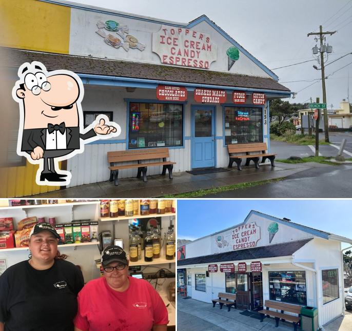 Toppers Ice Cream and Candy, Yachats - Restaurant menu, prices and reviews