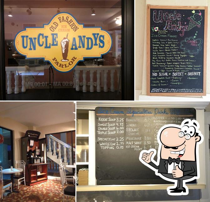 Uncle Andy's Ice Cream Parlor in Saint Pete Beach - Restaurant menu and ...