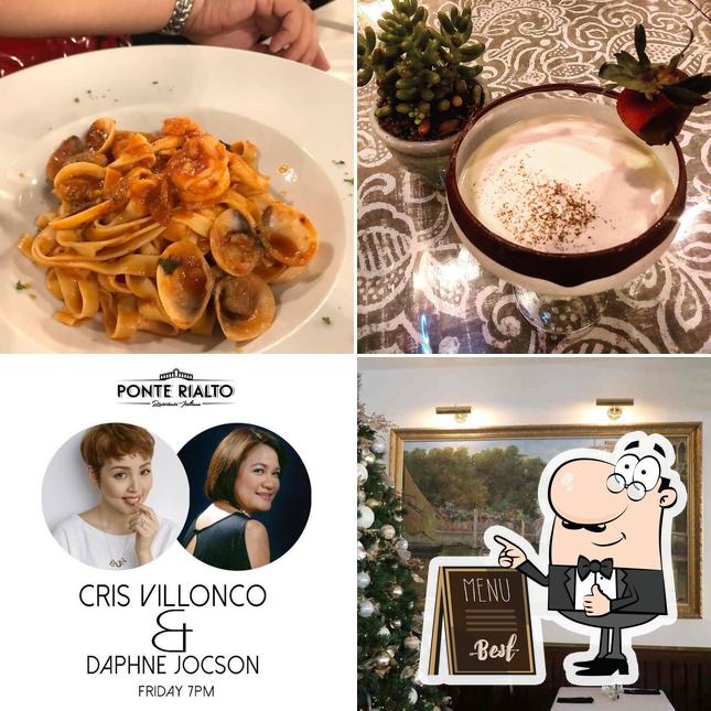 Ponte Rialto restaurant, Taguig, A122 - A123 - Restaurant menu and reviews