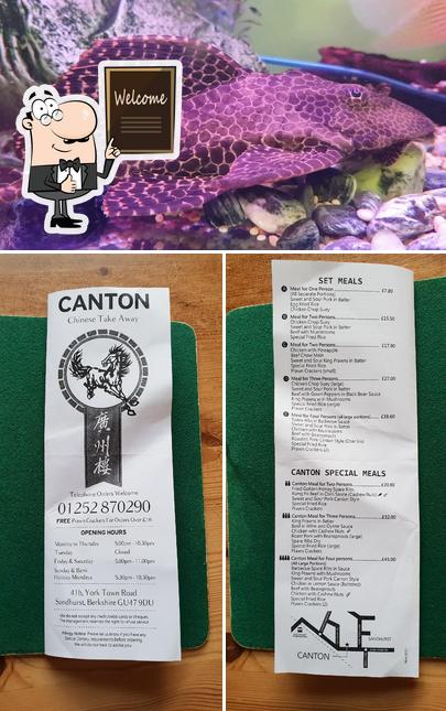 Canton Take Away, Sandhurst - Restaurant menu, prices and reviews