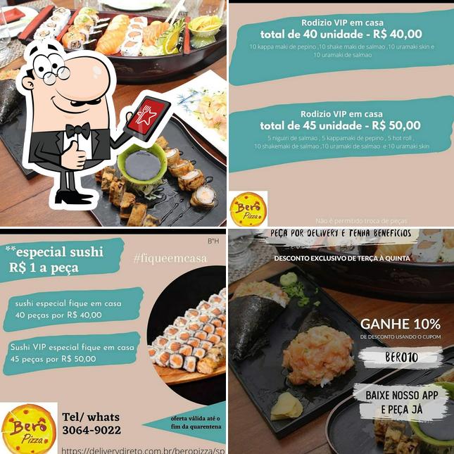 Cantina do Berô restaurant, São Paulo - Restaurant menu