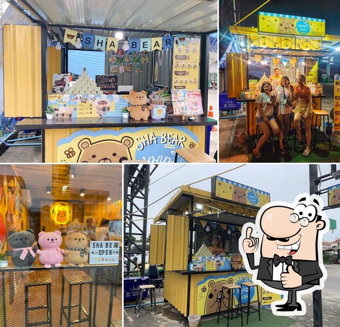 Café SHA BEAR นมหมีล้วนๆ - สาขาบางบัวทอง-ไทรน้อย, Bang Bua Thong - Opiniones del restaurante