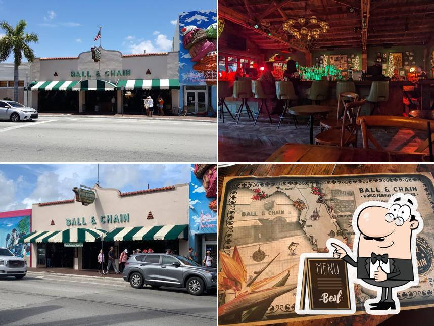 Ball & Chain, Miami, Vizcaya - Restaurant menu, prices and reviews