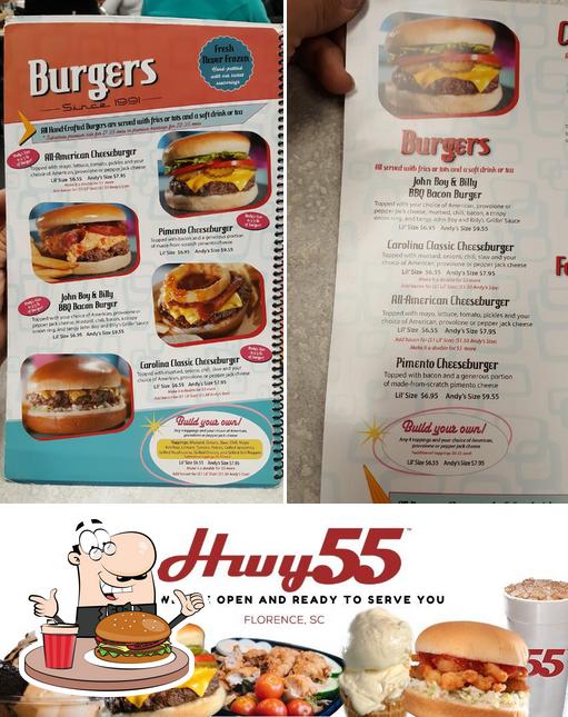 Hwy 55 Burgers Shakes & Fries, Florence - Restaurant menu, prices and ...