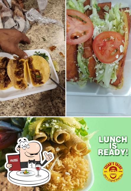 Cesar's Tacos, 423 E Camp Wisdom Rd in Duncanville - Restaurant menu ...