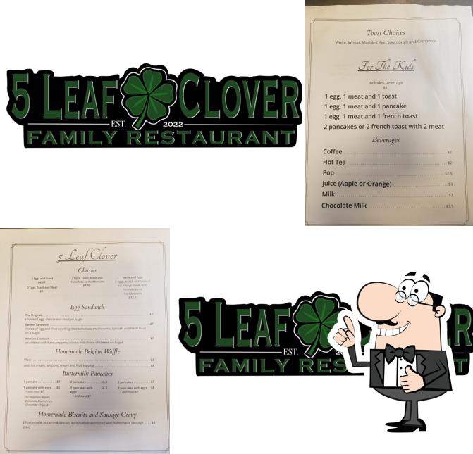 5 Leaf Clover in Springville - Restaurant menu and reviews