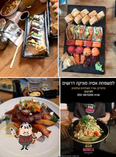 Asia Monica restaurant, Hod Hasharon, מתחם שרונים - Restaurant menu and ...