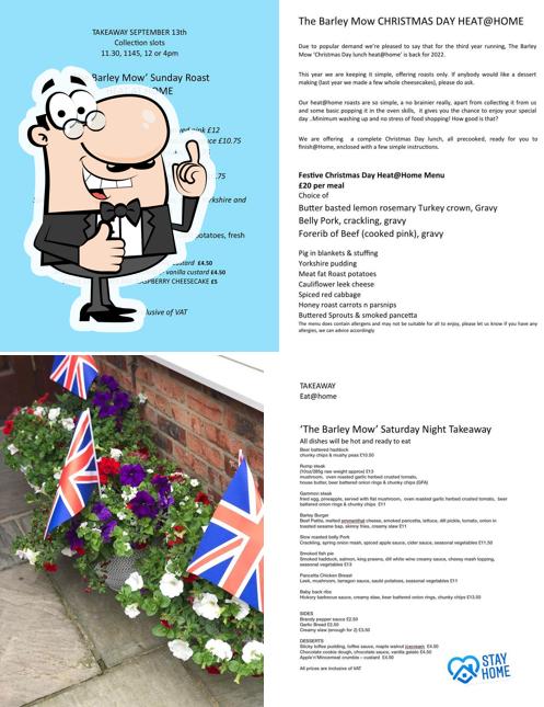 The Barley Mow, Friskney - Restaurant menu, prices and reviews
