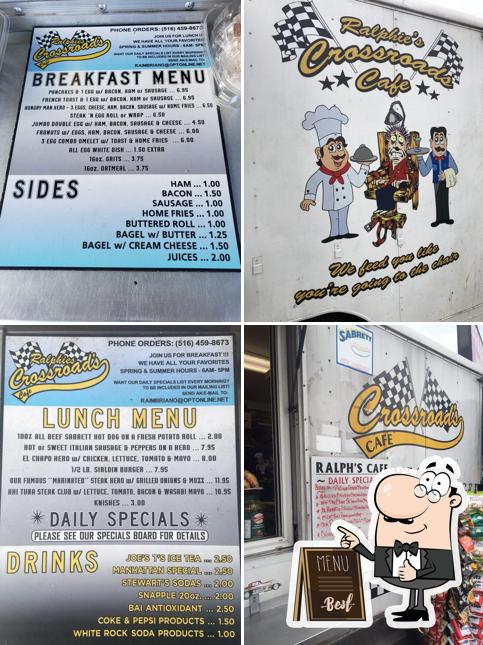 Ralphie's Crossroads Cafe, Plainview - Restaurant menu, prices and reviews