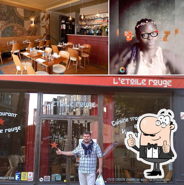 L'Etoile Rouge - Restaurant, Paris, 75 Rue Crozatier