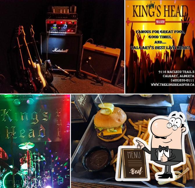 The King's Head Eatery & Music Room, Calgary - Restaurant menu, prices ...