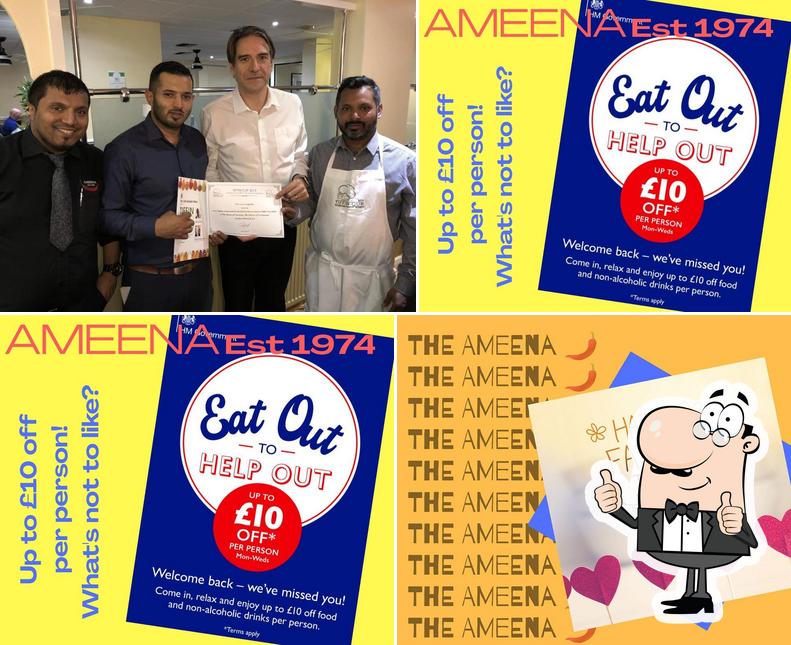 The Ameena Restaurant in Halesowen - Restaurant menu and reviews