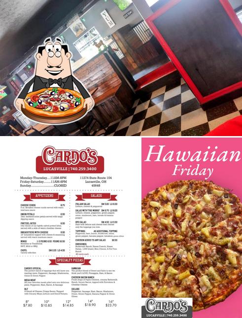 Cardo's Pizza of Lucasville, Lucasville - Restaurant menu, prices and ...