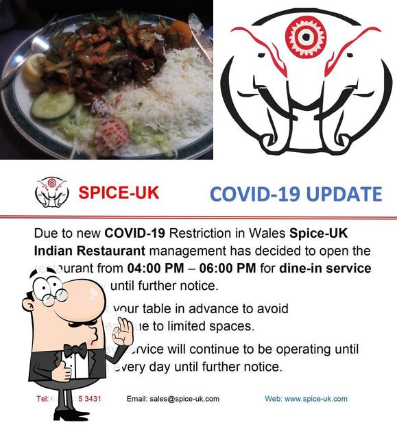 Menu of Spice UK, Welshpool - indian restaurant reviews and ratings