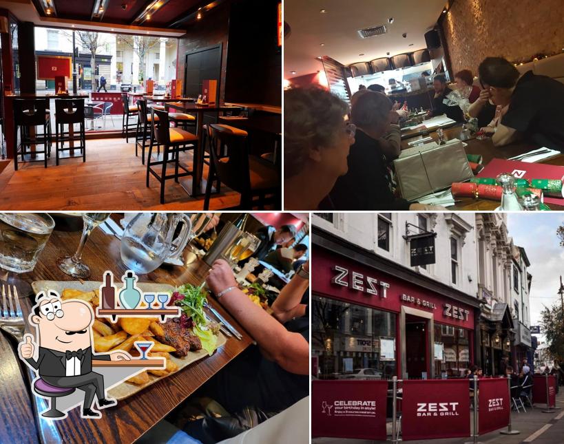 Zest Bar & Grill, Doncaster - Restaurant menu, prices and reviews