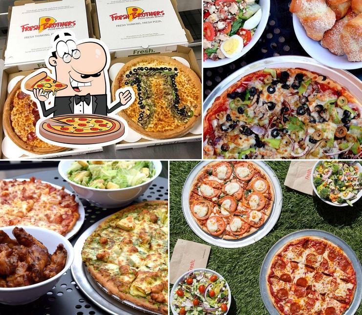 Fresh Brothers Pizza, 4751 Commons Way in Calabasas - Restaurant menu ...