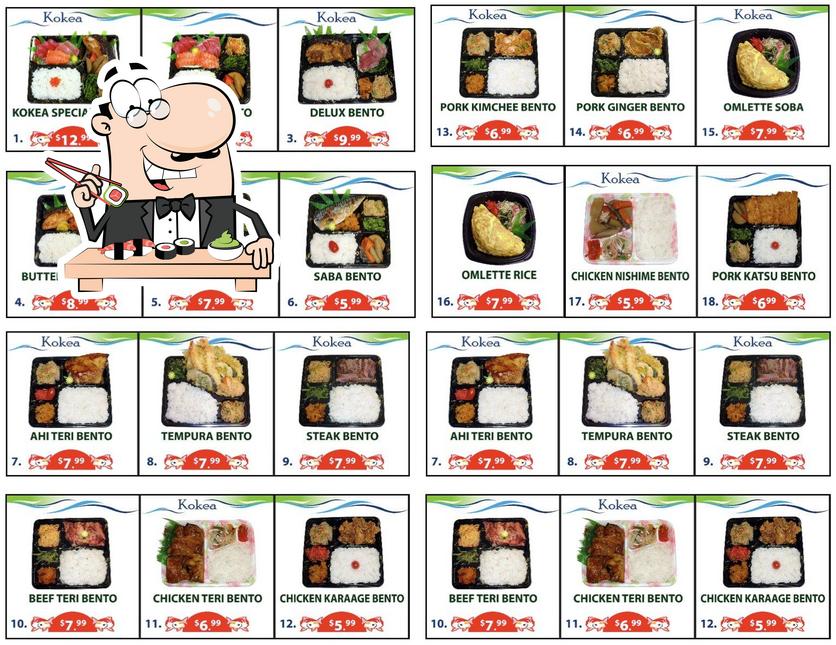 Kokea Bento in Honolulu - Restaurant menu and reviews