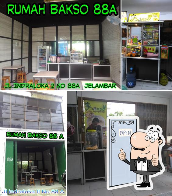 Rumah Bakso 88 restaurant, West Jakarta, Jl. Karya Raya No.15 ...
