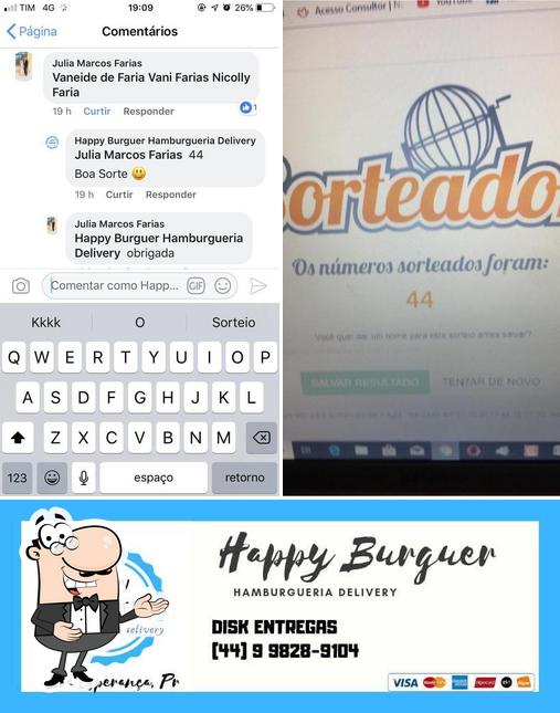 Happy Burguer Hamburgueria e Lancheria - Boa Esperança, Apé - Menú del ...