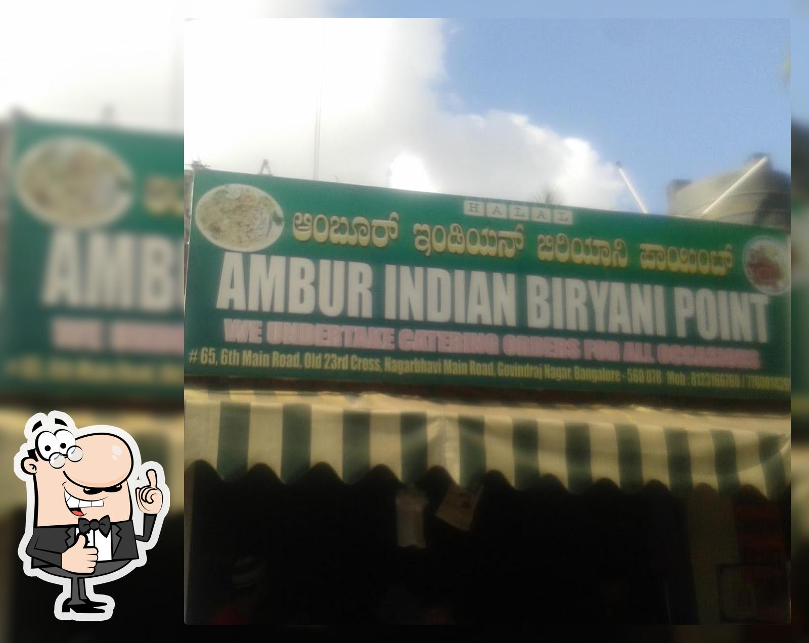 Ambur Indian Biryani Point, Bengaluru - Restaurant menu, prices and reviews