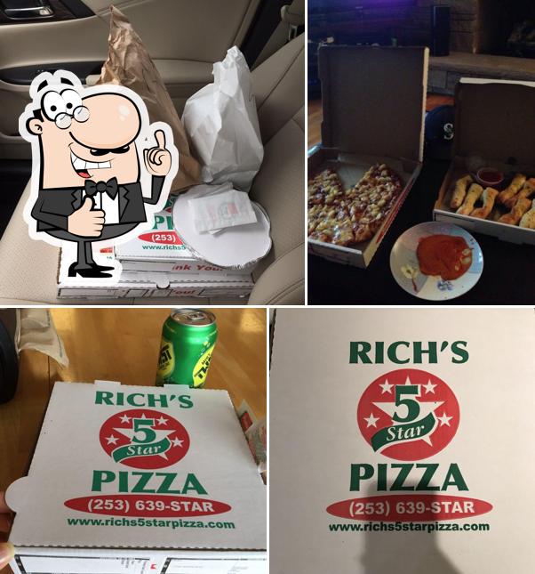 Rich's 5 Star Pizza in Kent - Restaurant menu and reviews