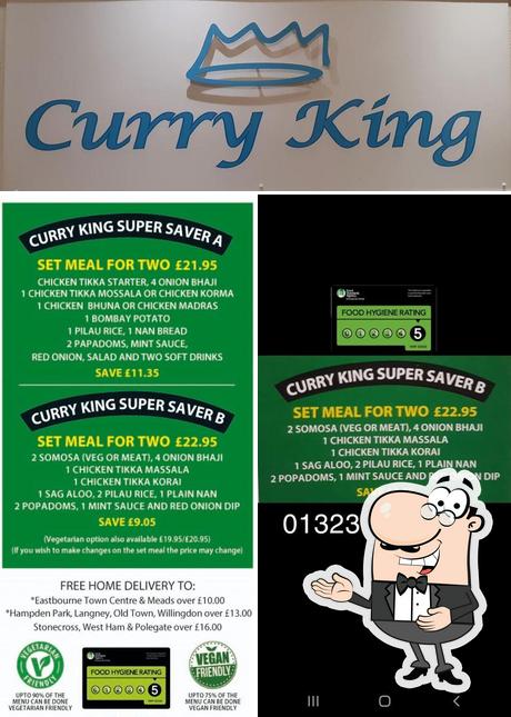 Curry King, Eastbourne - Restaurant menu, prices and reviews