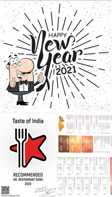 Taste Of India (Clitheroe) est. since 1997, Clitheroe - Restaurant menu ...