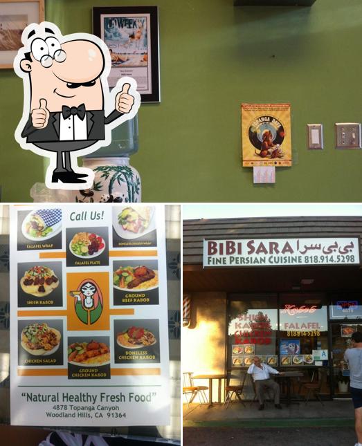 Bibi Sara, 4878 Topanga Canyon Blvd in Los Angeles - Restaurant menu ...