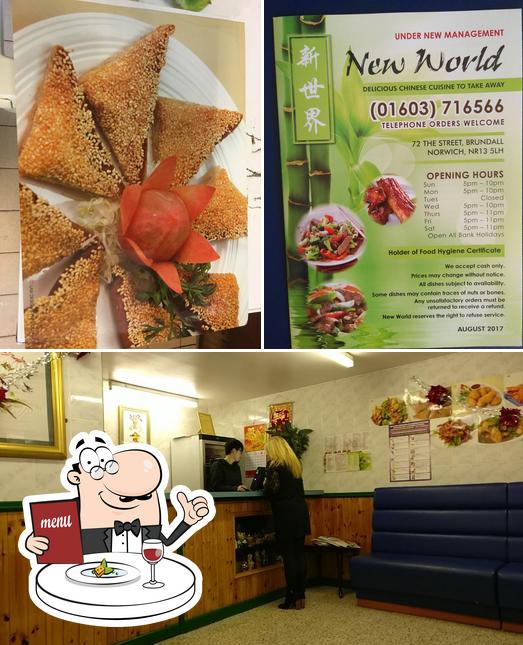 New World, Norwich - Restaurant menu, prices and reviews