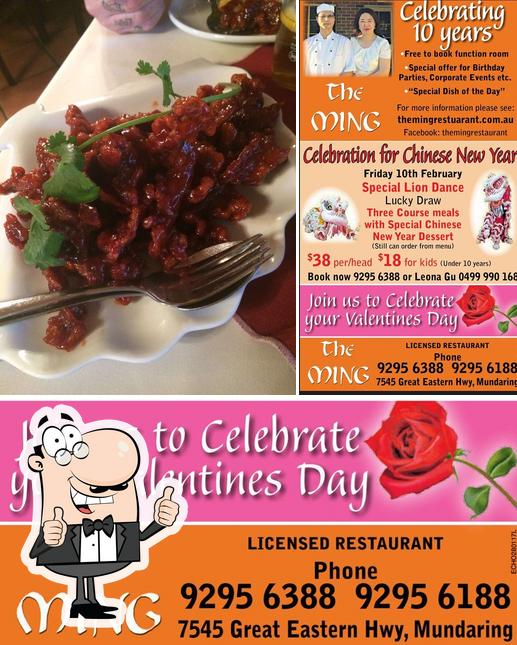 The Ming Restaurant, Mundaring - Restaurant menu, prices and reviews