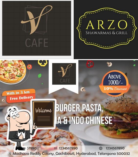 V cafe restaurant and arzo shawarmas and grill, Hyderabad - Restaurant ...