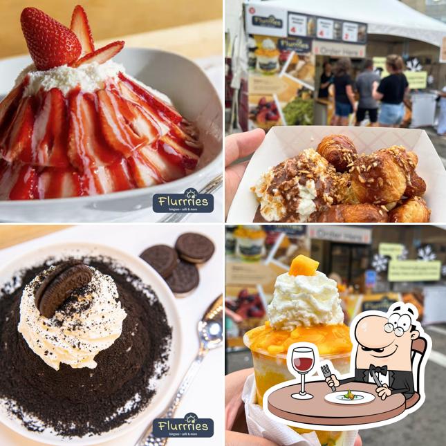 Flurrries Cafe (Snowy Village Dessert Cafe), Edmonton - Restaurant menu ...