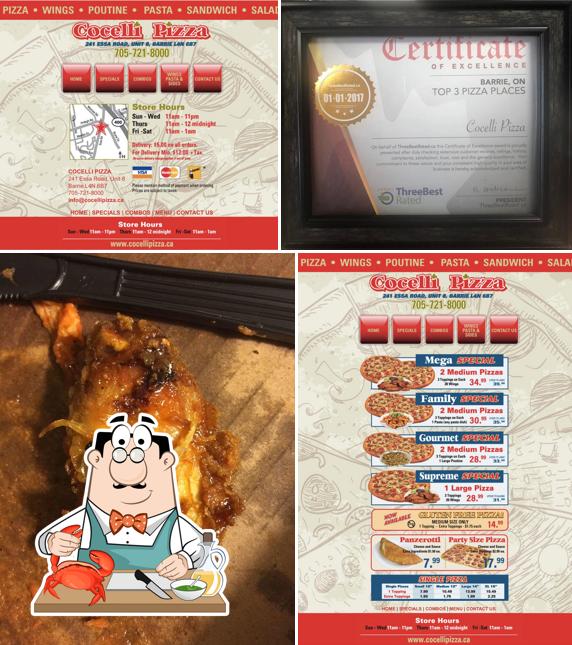 Cocelli Pizza, Barrie - Restaurant menu, prices and reviews