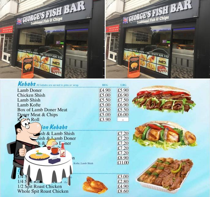 George's Fish Bar in Billericay - Restaurant menu and reviews