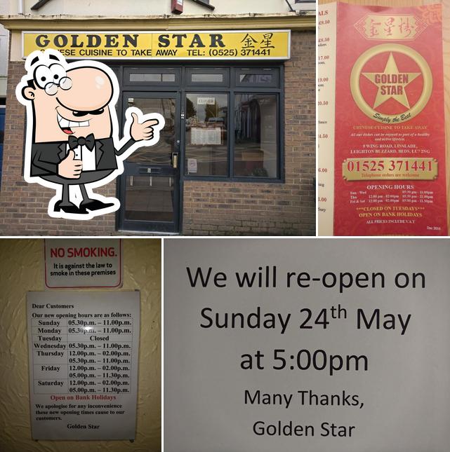 Golden Star in Leighton Buzzard - Restaurant menu