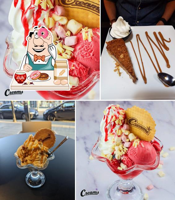Creams Cafe, 60 Chase Side in London - Restaurant menu and reviews