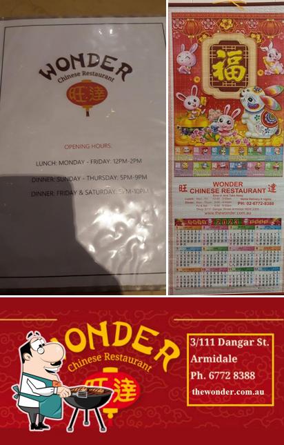 Wonder Chinese Restaurant in Armidale - Restaurant menu and reviews