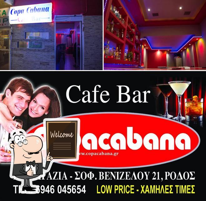 Copacabana Bar, Rhodes - Restaurant menu, prices and reviews