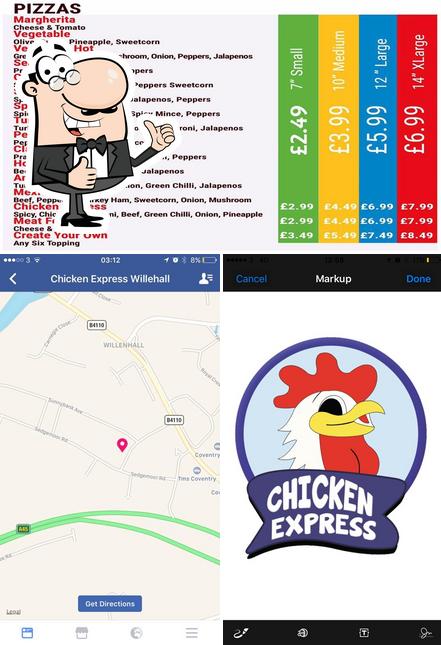 Chicken Express, 13 Sunbury Rd in Coventry - Restaurant menu and reviews